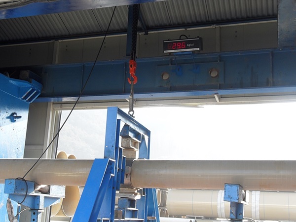 Installation Examples - test on GRP pipe