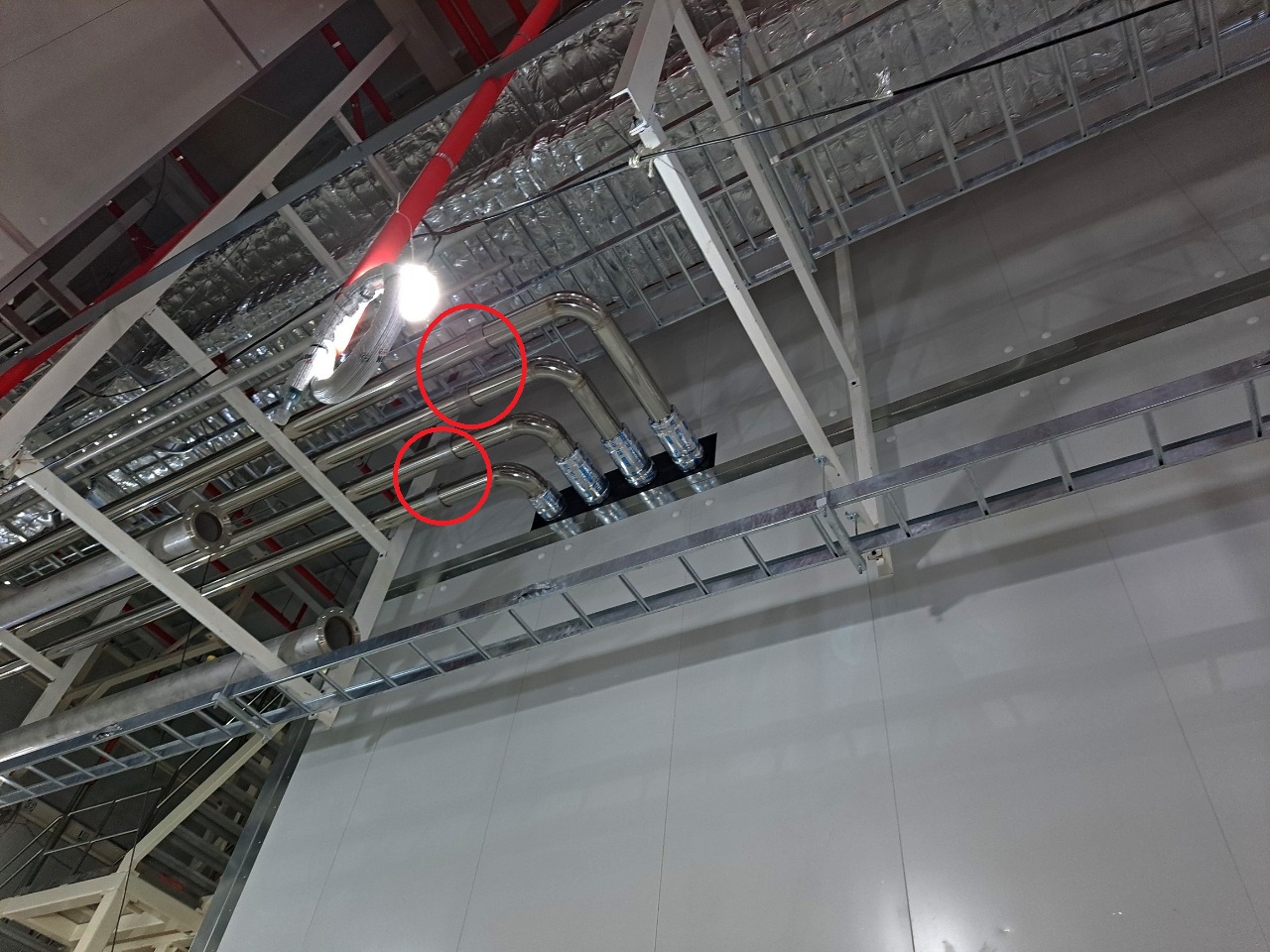 Installation Examples - Air line of dedusting system