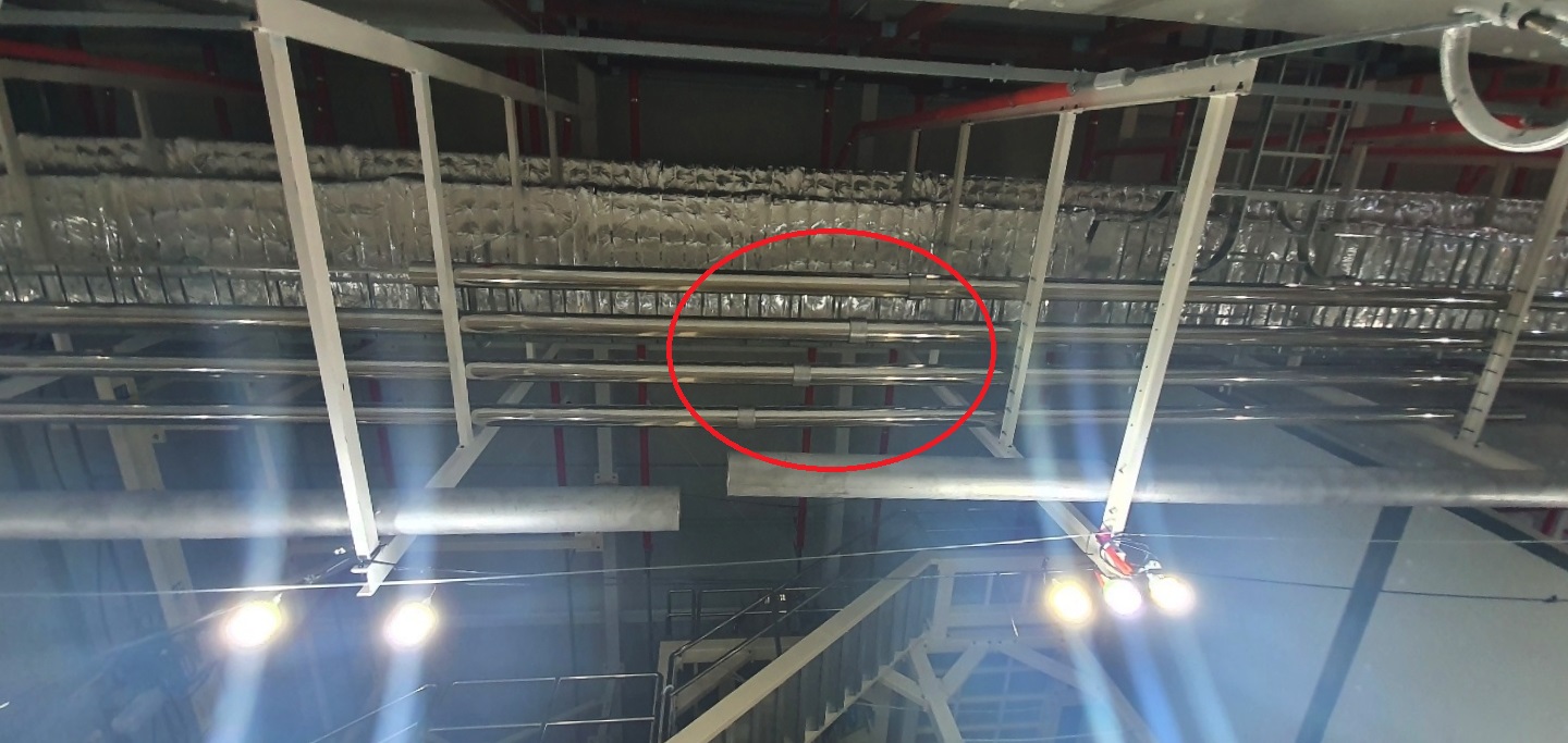 Installation Examples - Air line of dedusting system